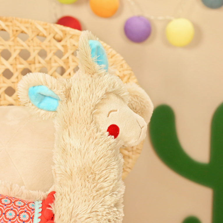 Lama nähen mit Papierschnittmuster "LALA" Lama Kissenfigur - kullaloo